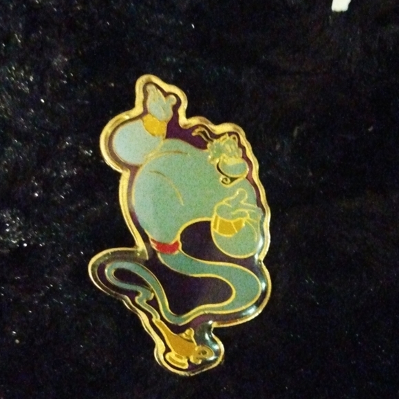 Disney | Accessories | Vintage Disney Genie From Aladdin Lapel Pin ...